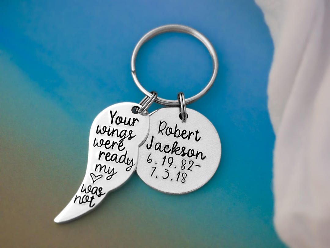 Your Wings Were Ready My Heart Was Not Memorial Remembrance Angel Wing ...