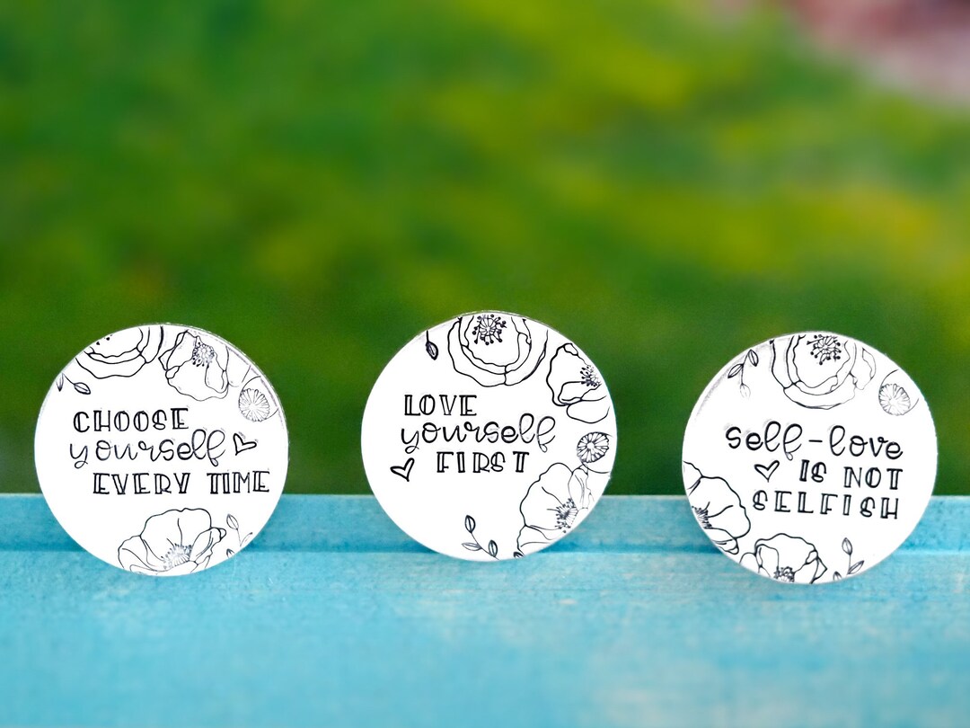 Self Love Tokens / Affirmation Tokens / Gifts for Her / Breakup Gift ...