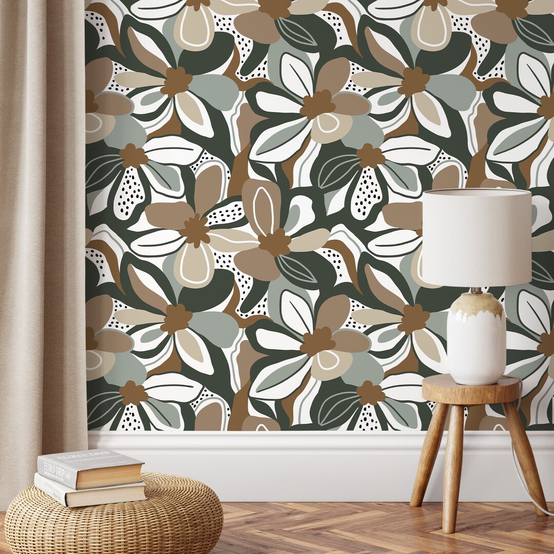 Taupe Peel And Stick Wallpaper