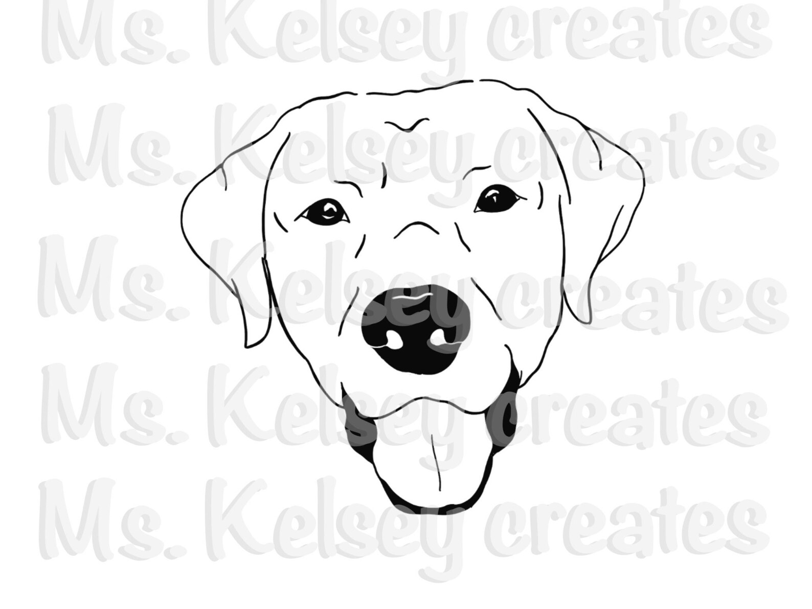 Lab Dog Outline Digital Download / Labrador PNG / Dog Sublimation - Etsy