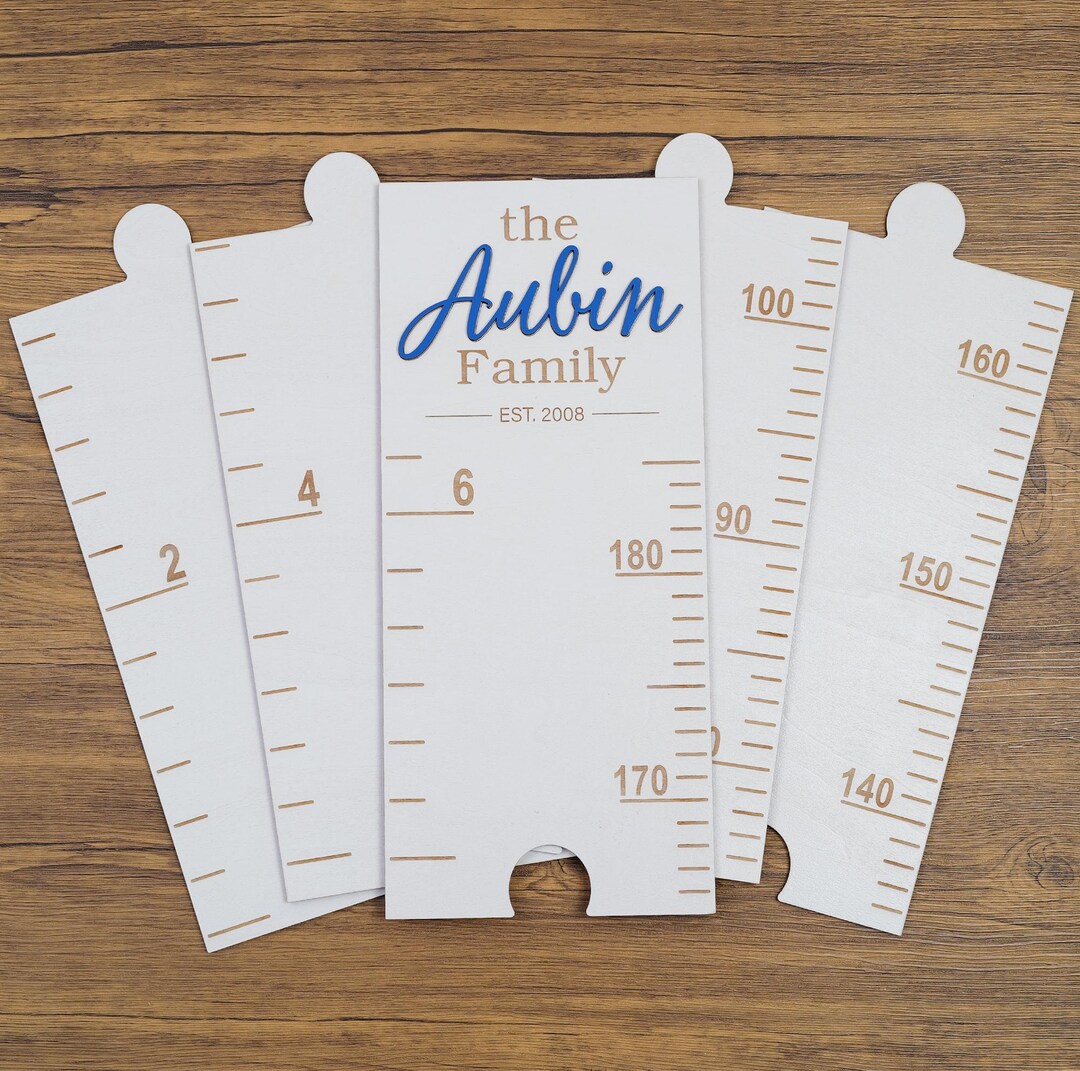 Height Chart Ruler With Name, Ruler Growth Chart, Kids Height Measurer ...