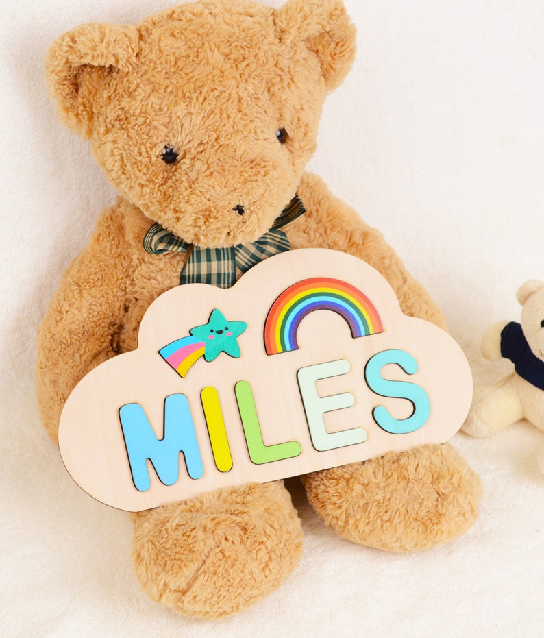 Personalized Baby Shower Gift for New Born Custom Cloud Name | Etsy