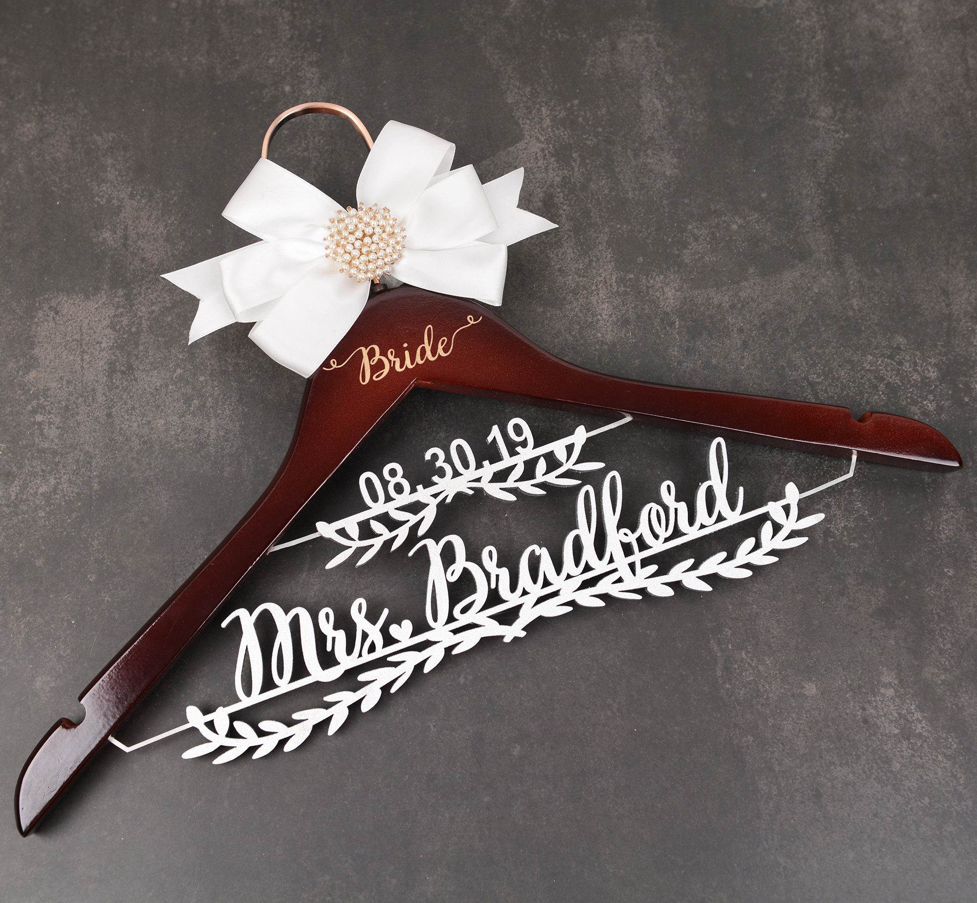 Custom Wedding Hanger for Bride Bridal Hanger Bridal Shower - Etsy
