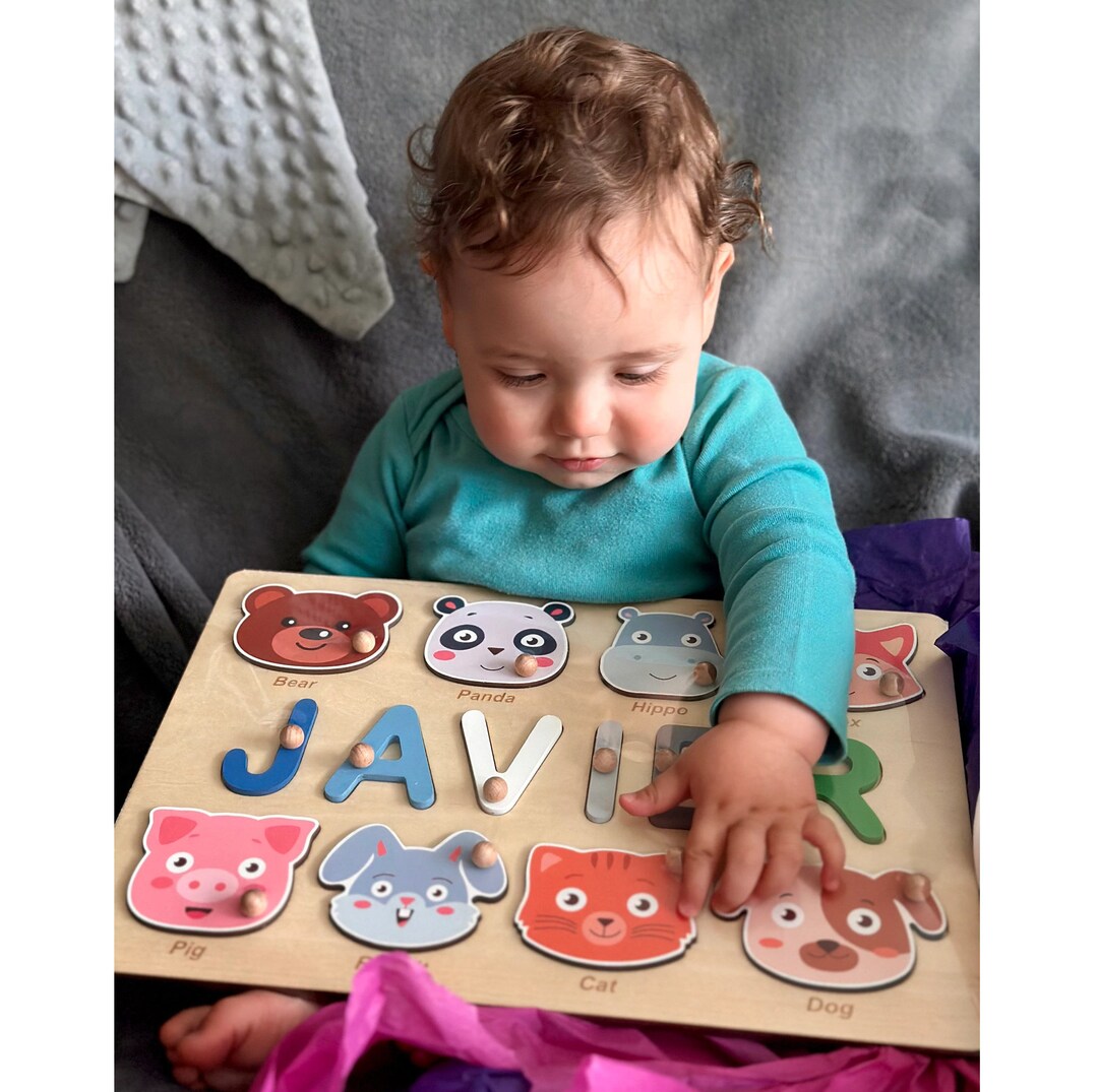 Personalized Toy Gifts, Puzzle Piece Name, Custom Wooden Name Puzzle ...