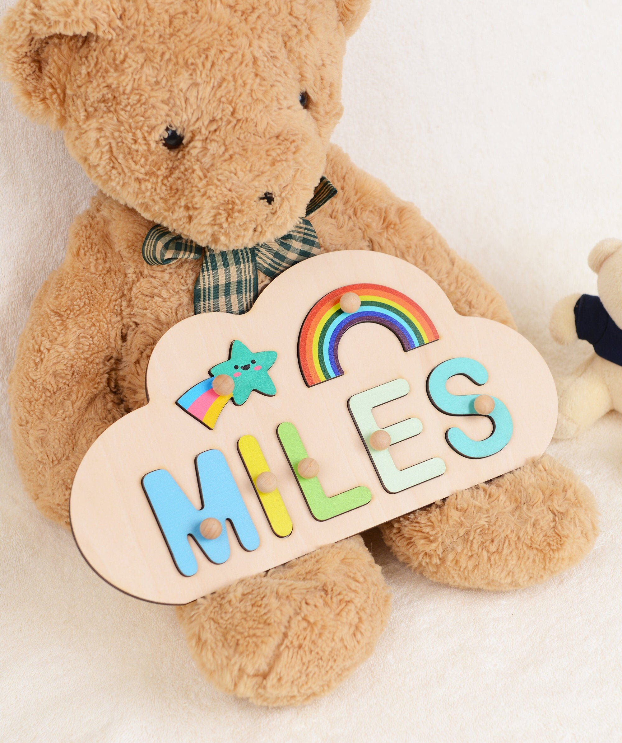 Cloud Name Puzzle Personalized Baby Shower Gift for New Born | Etsy