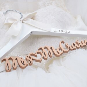Bride Hanger Personalized for Wedding Dress, Custom Bride Gift, Wedding ...