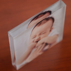 Personalised Photo Gift, Personalized Crystal Acrylic Photo Block ...