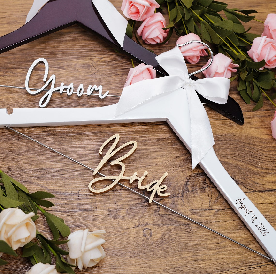 Personalized Wedding Hanger for Bride Bridal Shower Gift for Wedding ...