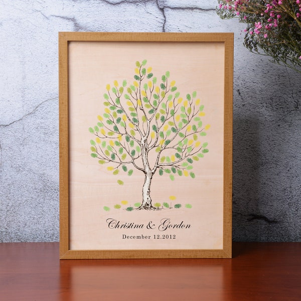 Thumbprint Tree Guest Book - Etsy