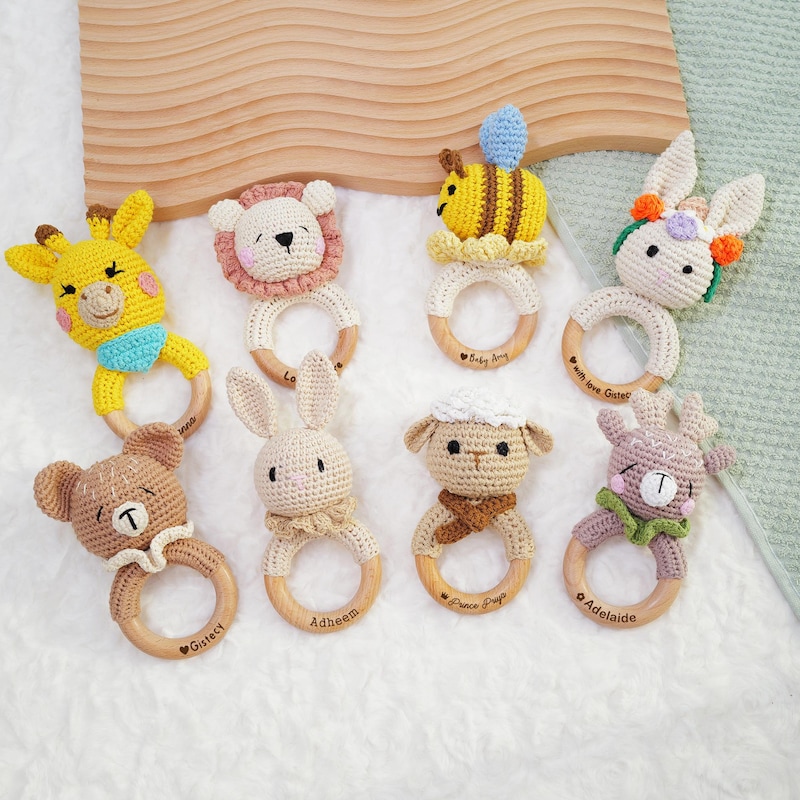 Crochet Baby Rattle - Etsy