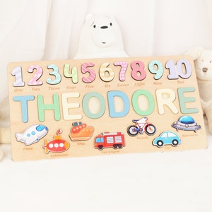 Personalized Toy Gifts, Puzzle Piece Names, Custom Wooden Baby Name ...