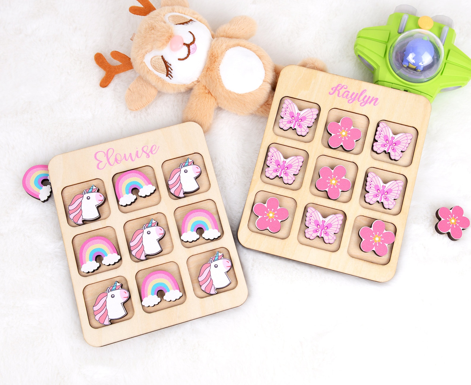 Personalized Wooden Tic Tac Toe Game, Children Gift, Custom Tic Tac Toe ...