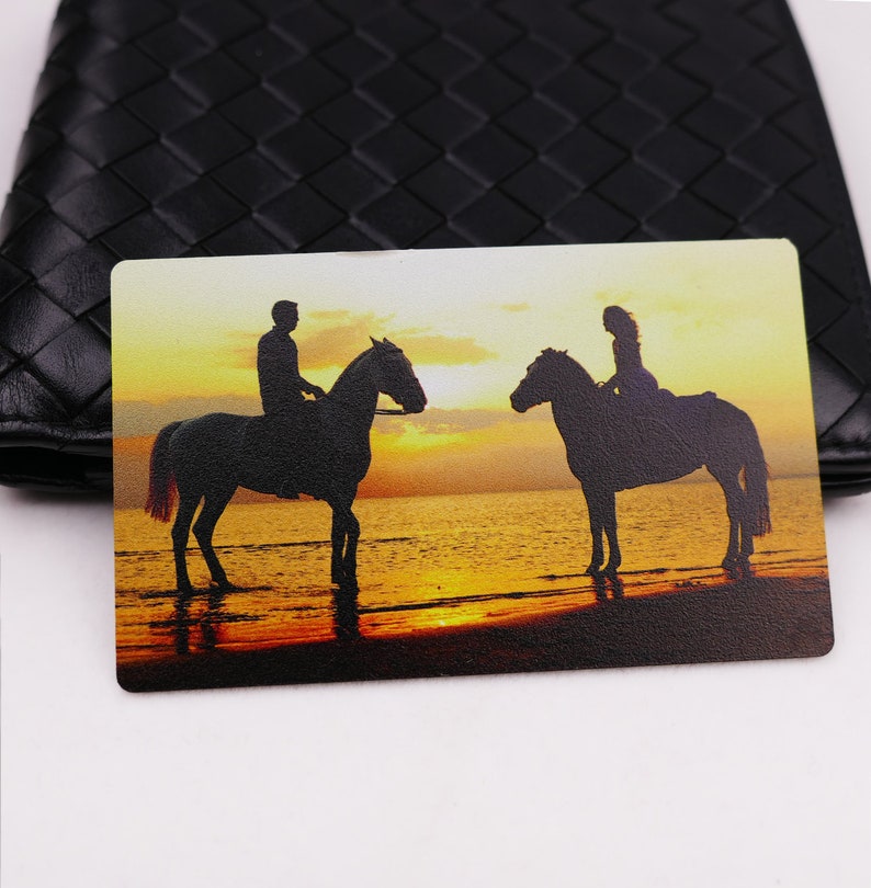 Personalized Wallet Card Custom Wallet Card UV Printed Wallet - Etsy