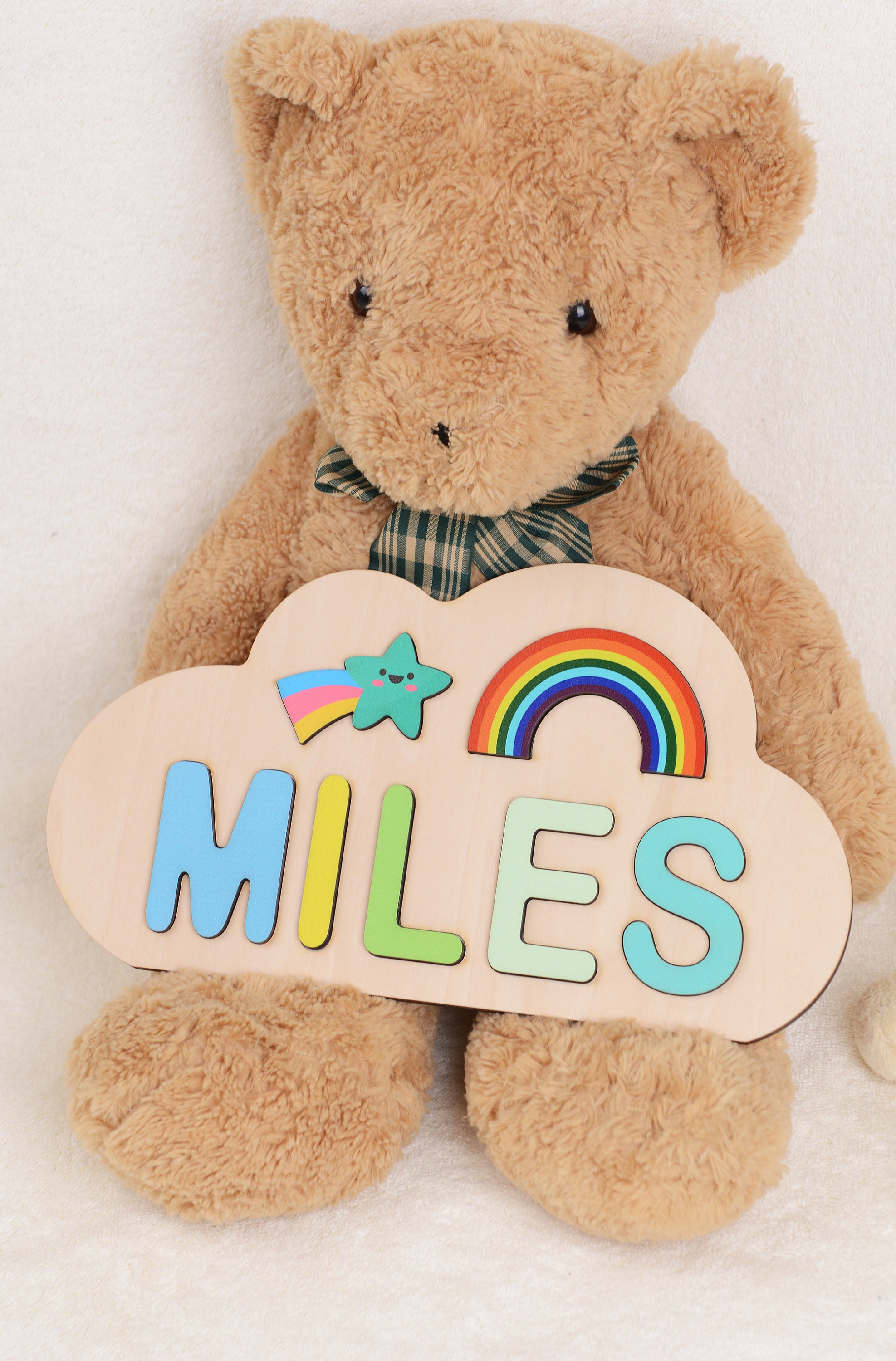 Cloud Name Puzzle Personalized Baby Shower Gift for New Born | Etsy