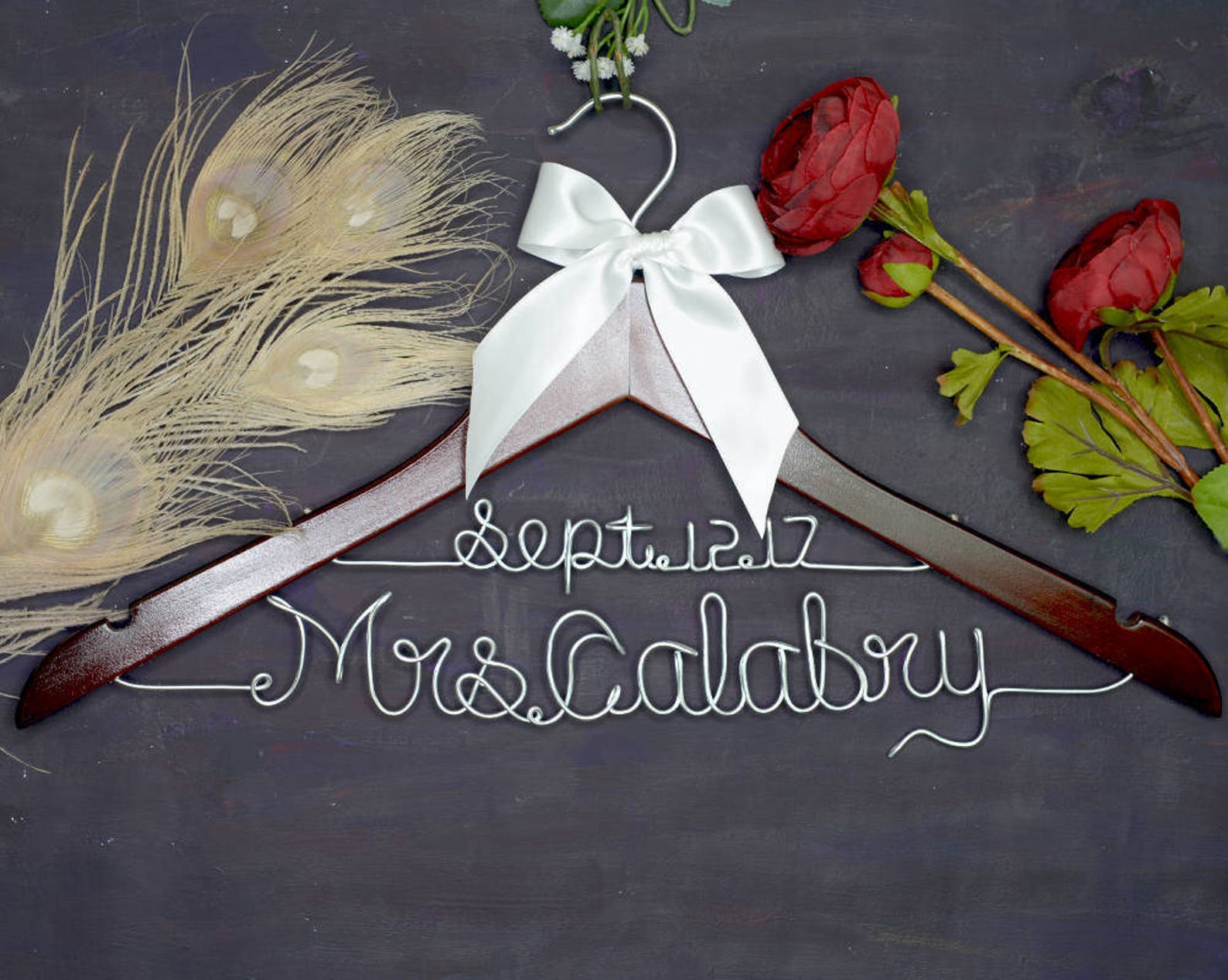 Custom Made Hangers Personalized Wedding Hanger Bridal | Etsy