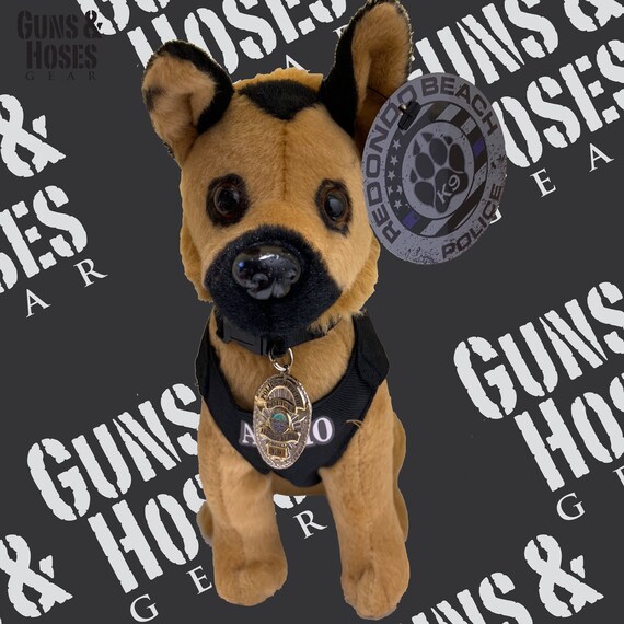 Redondo Beach Police K-9 Plush K9 Dog Police K9 Dog Police | Etsy
