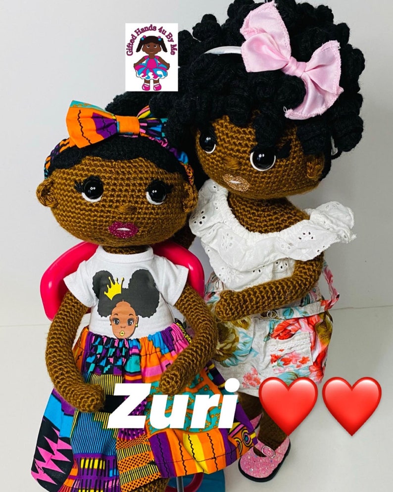 Zuri Posable Doll Pattern - Etsy