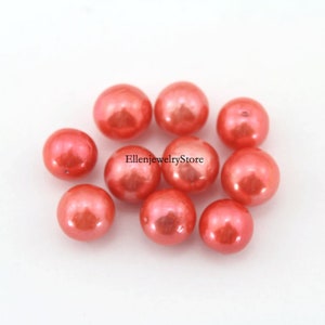 10 PCS Loose Edison Pearl Beads AA Grade 9-12mm Red Pearls - Etsy