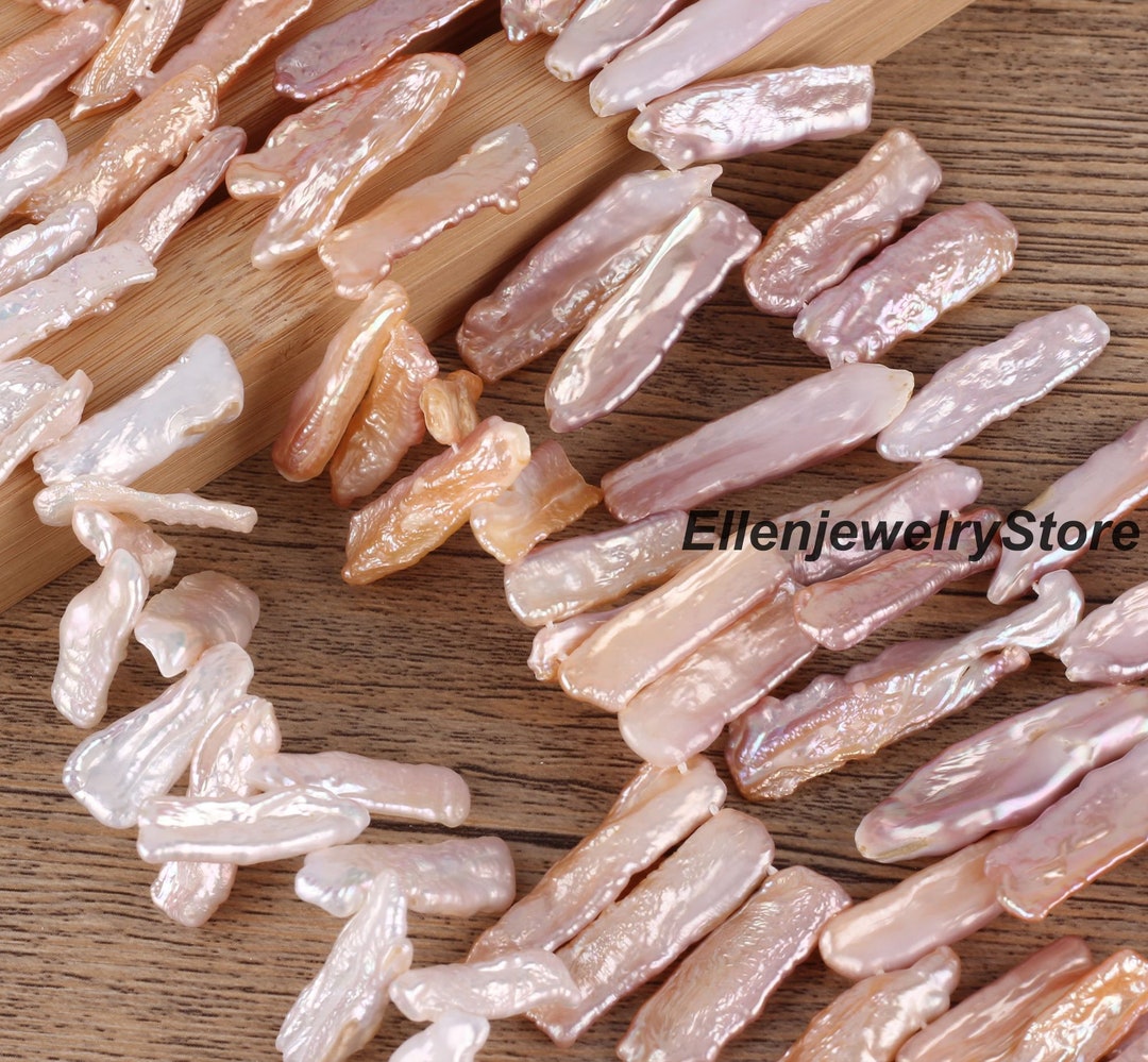 8-9x20-25mmtop Drilled Biwa Pearls,stick Pearls for Jewelry Making ...