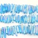 Natural Titanium Quartz Rainbow Blue Crystal Pendant Beadsraw - Etsy