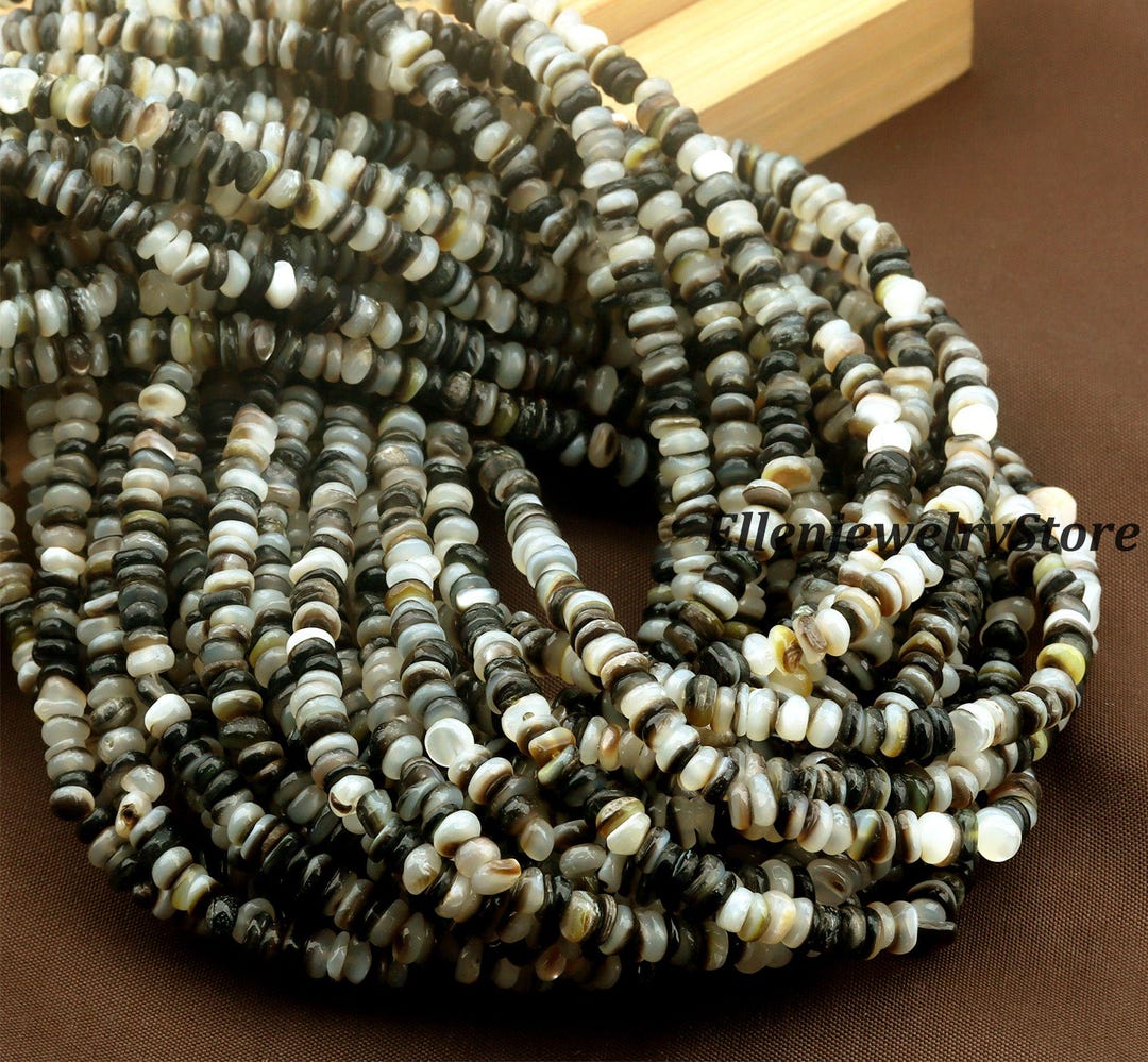 5mm Colorful Natural Shell Heishi Disc Bead,heishi Rondelle Shape Loose ...