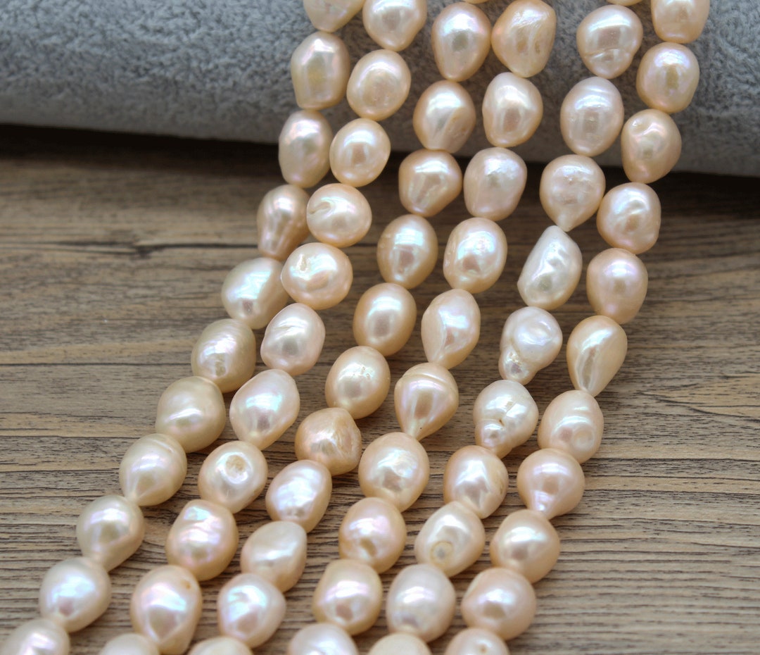 Glossy AAA Natural Pink Pearls Beads,freshwater Pearls Supply,genuine ...