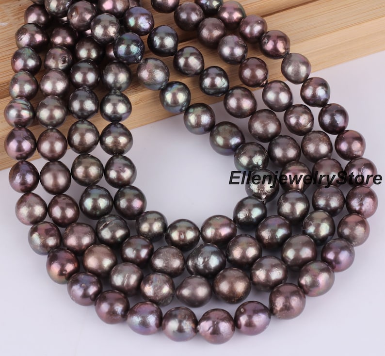 10-12mm Multi-colored Edison Pearls,real Freshwater Pearls,near Round ...