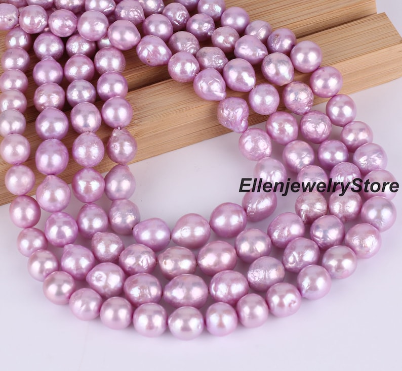 10-12mm Multi-colored Edison Pearls,real Freshwater Pearls,near Round ...