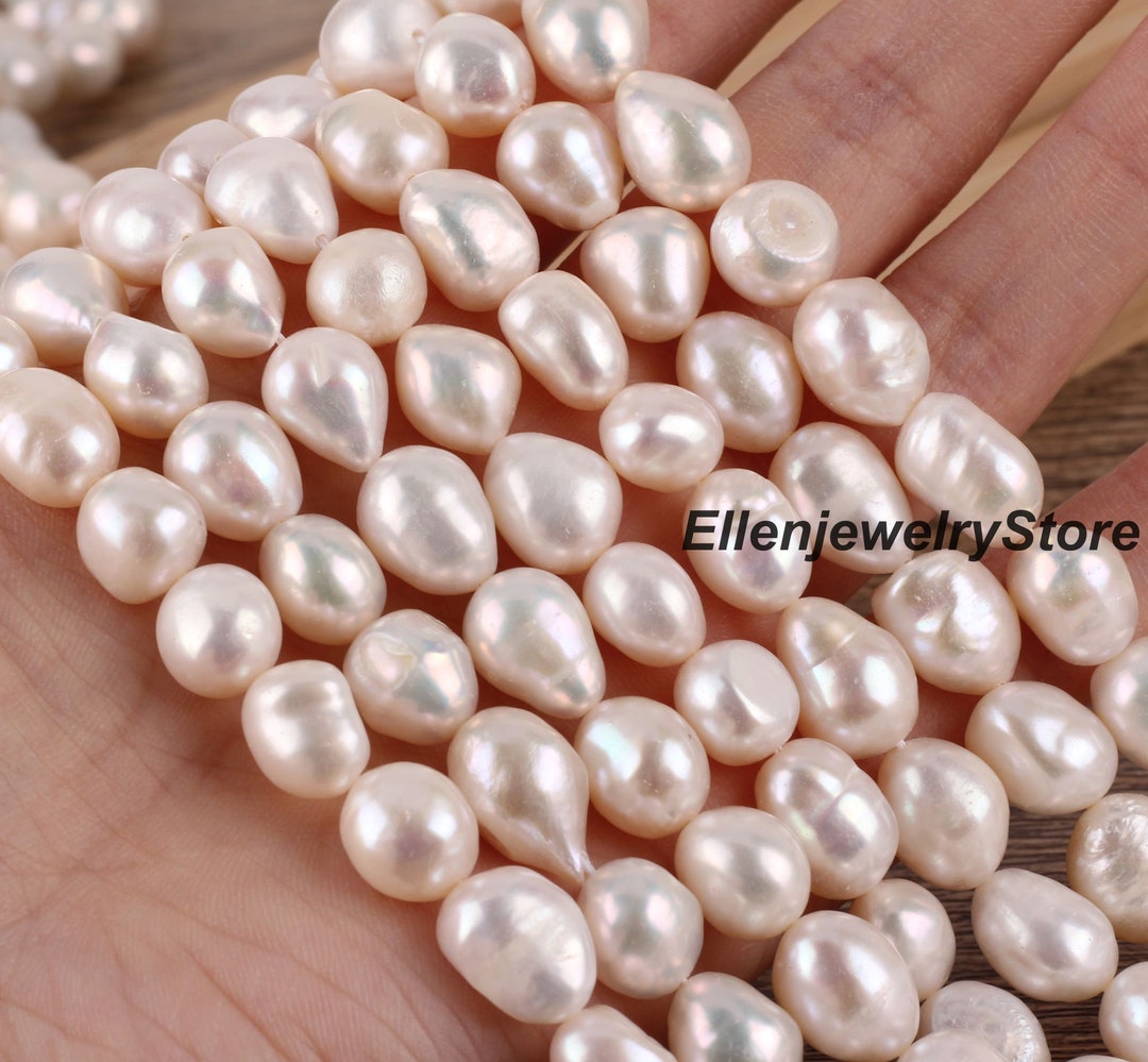 10-11mm Irregular Nugget Freshwater Pearl Strand,nugget Pearls,natural ...