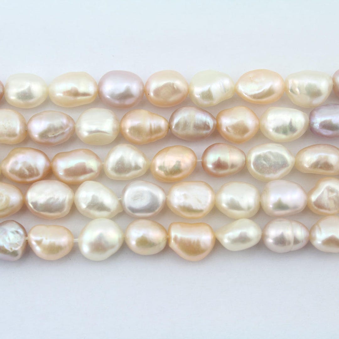 8-9mm Natural Pearls,high Quality Freshwater Pearl,mixed Colored Pearls ...