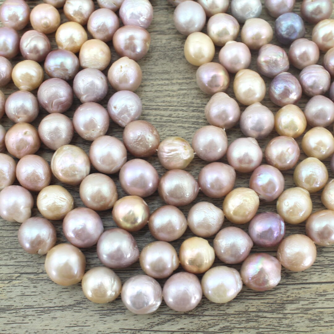 12-16mm Rare High Quality Nucleated Pearls,natural Color Edison Pearls ...