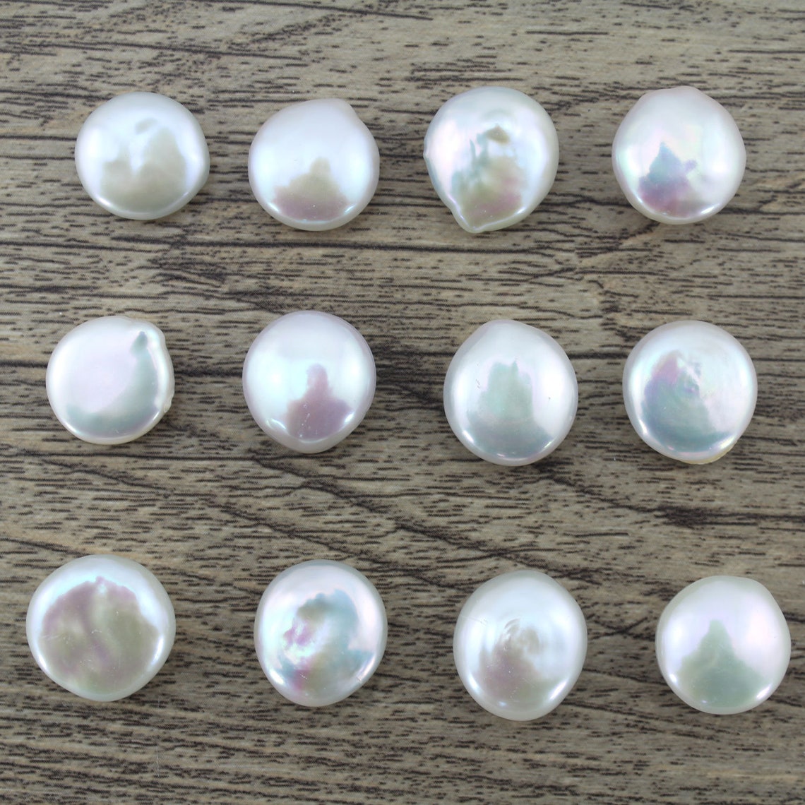 12-14mm Natural Freshwater Coin Pearls,high Luster Pearls,loose Pearls ...