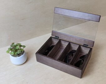 Leather Sunglass Box | Etsy