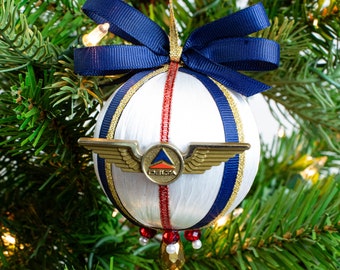Delta Airlines Plane Christmas Tree Ornament - Etsy