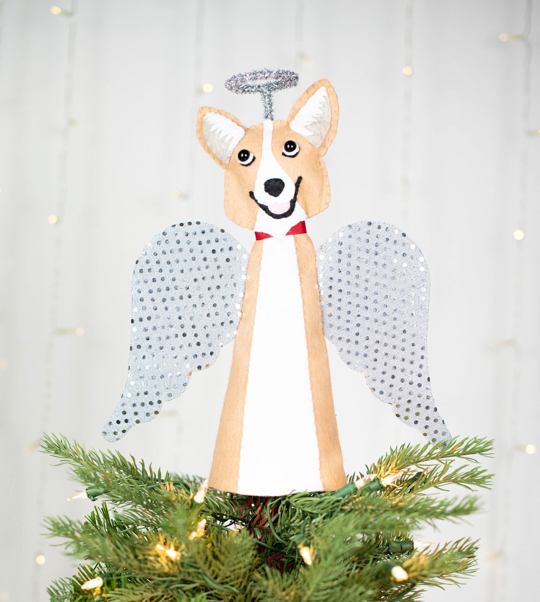 Corgi Christmas Tree Topper - Etsy