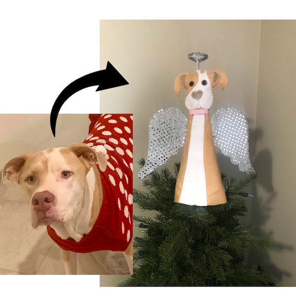 Dog Tree Topper - Etsy