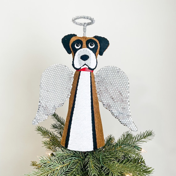 Boxer Christmas Tree Topper - Etsy