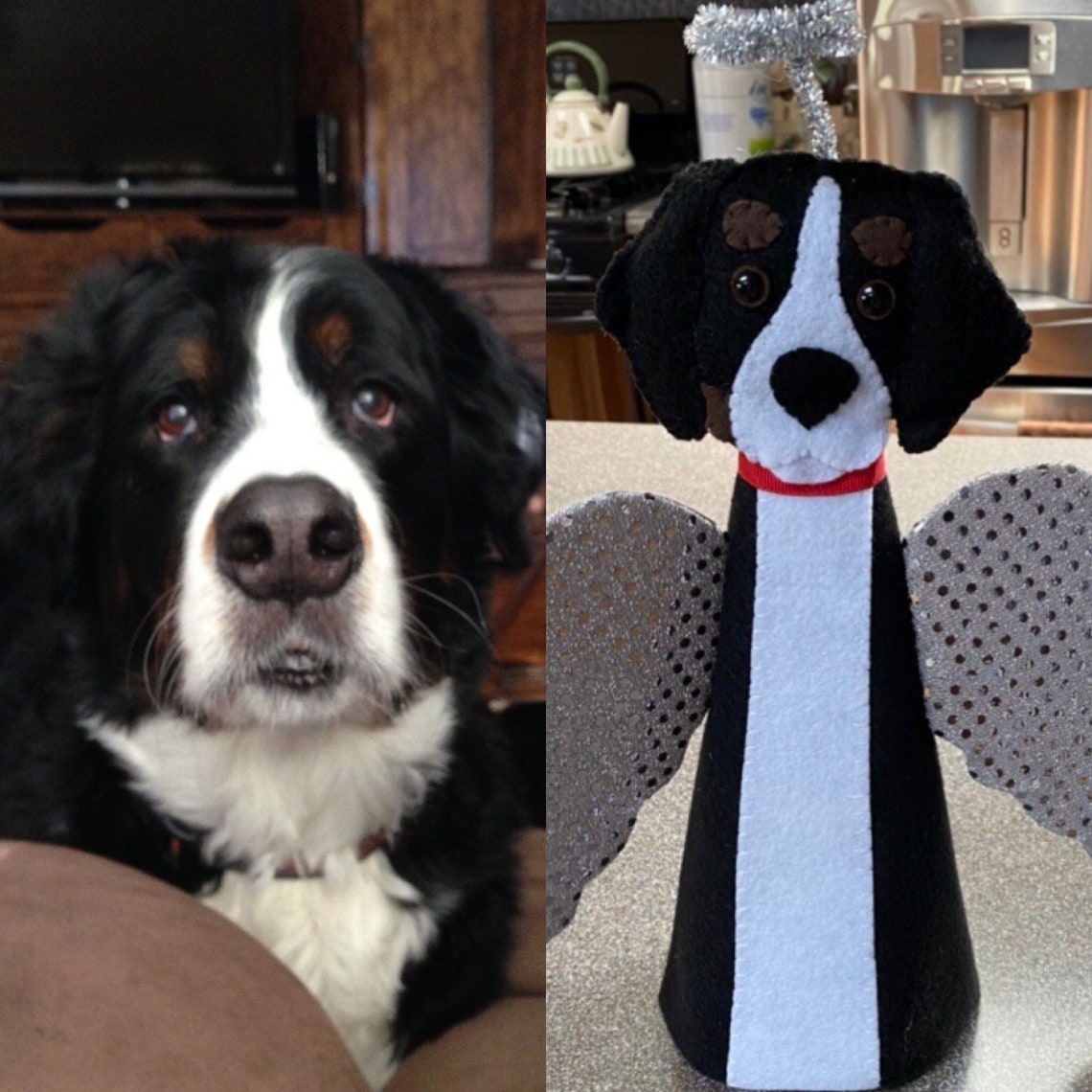 Custom Pet Christmas Tree Topper - Etsy