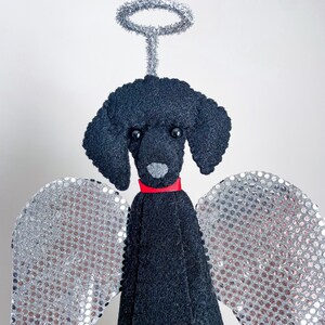 Black Poodle Christmas Tree Topper - Etsy