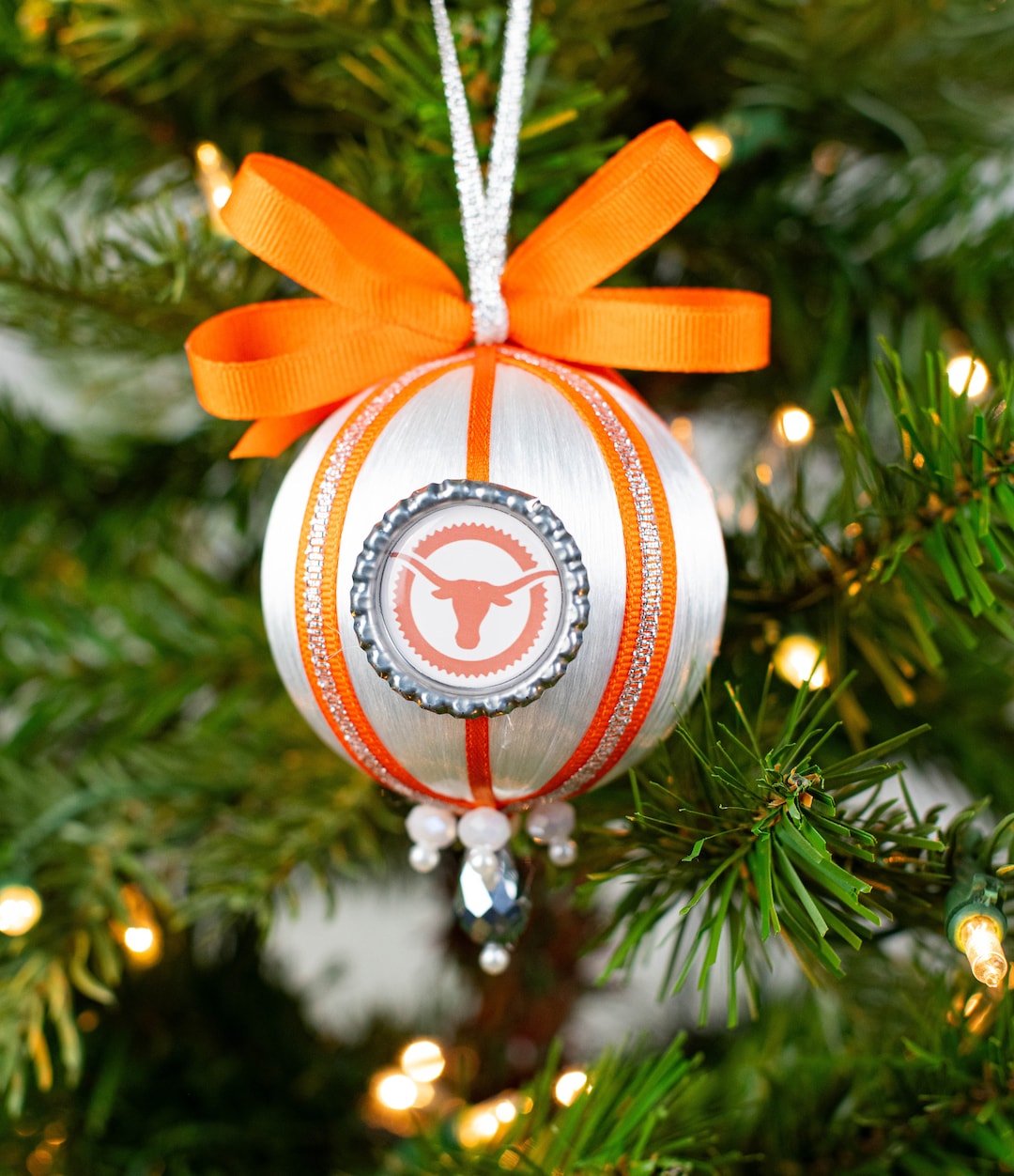 University of Texas Christmas Ornament - Etsy