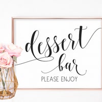 Dessert Sign - Etsy