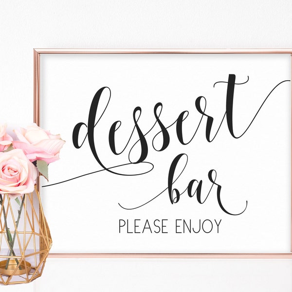 Dessert Table Signs - Etsy