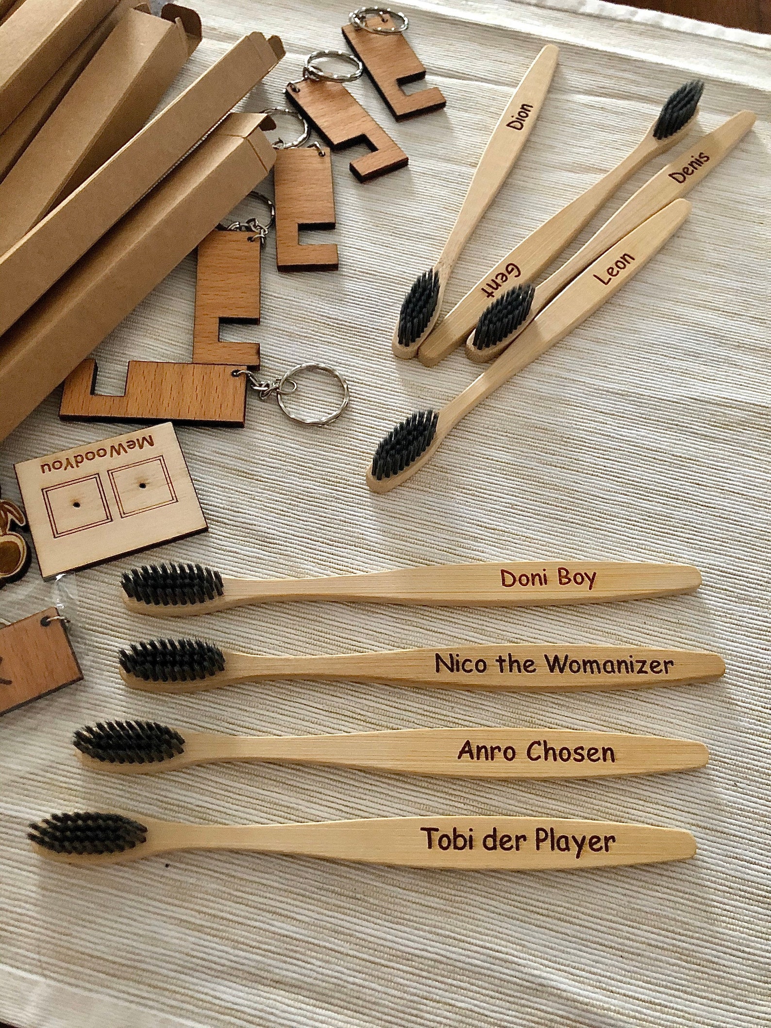 Personalised Wooden Toothbrush With Your Name - Etsy