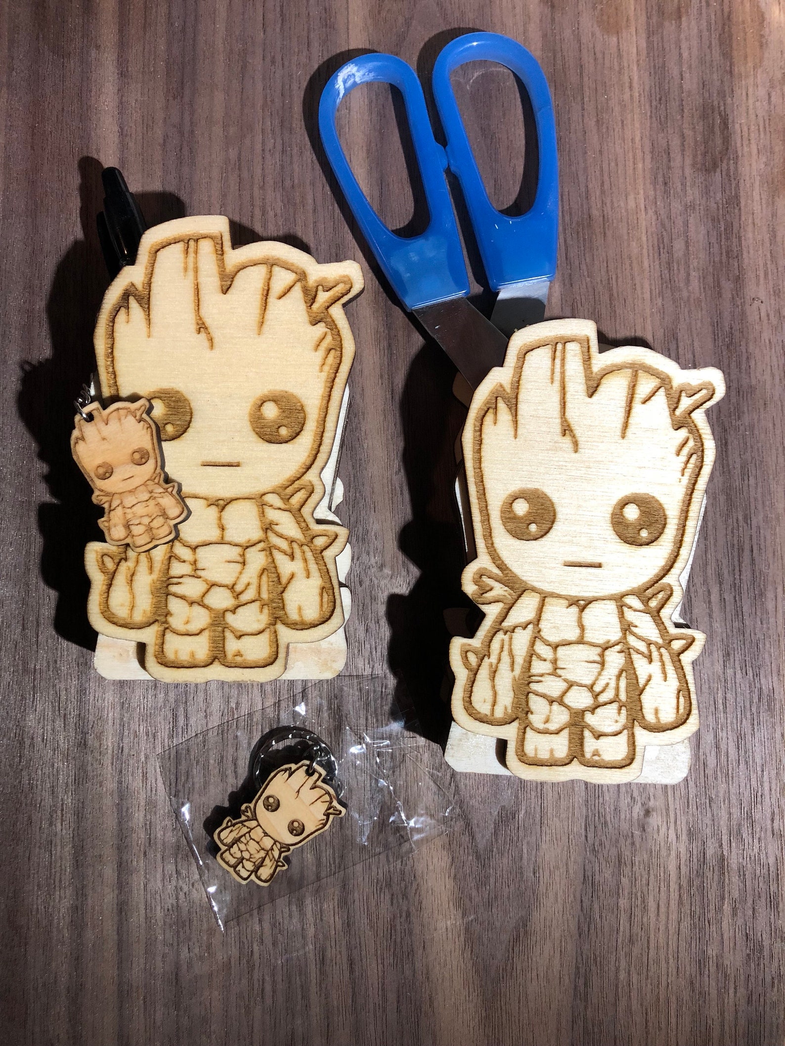 Baby Groot Keychain From Guardians of the Galaxy / I Am Groot - Etsy