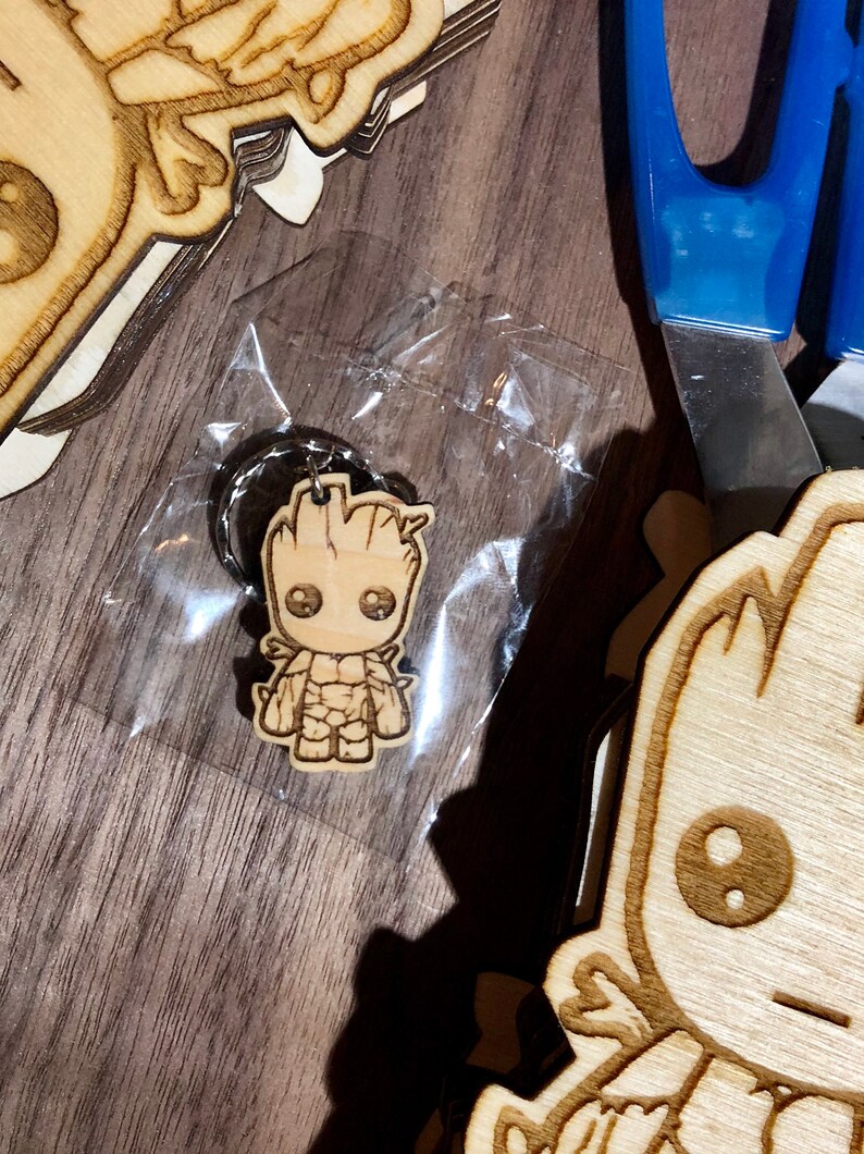 Baby Groot Keychain From Guardians of the Galaxy / I Am Groot - Etsy