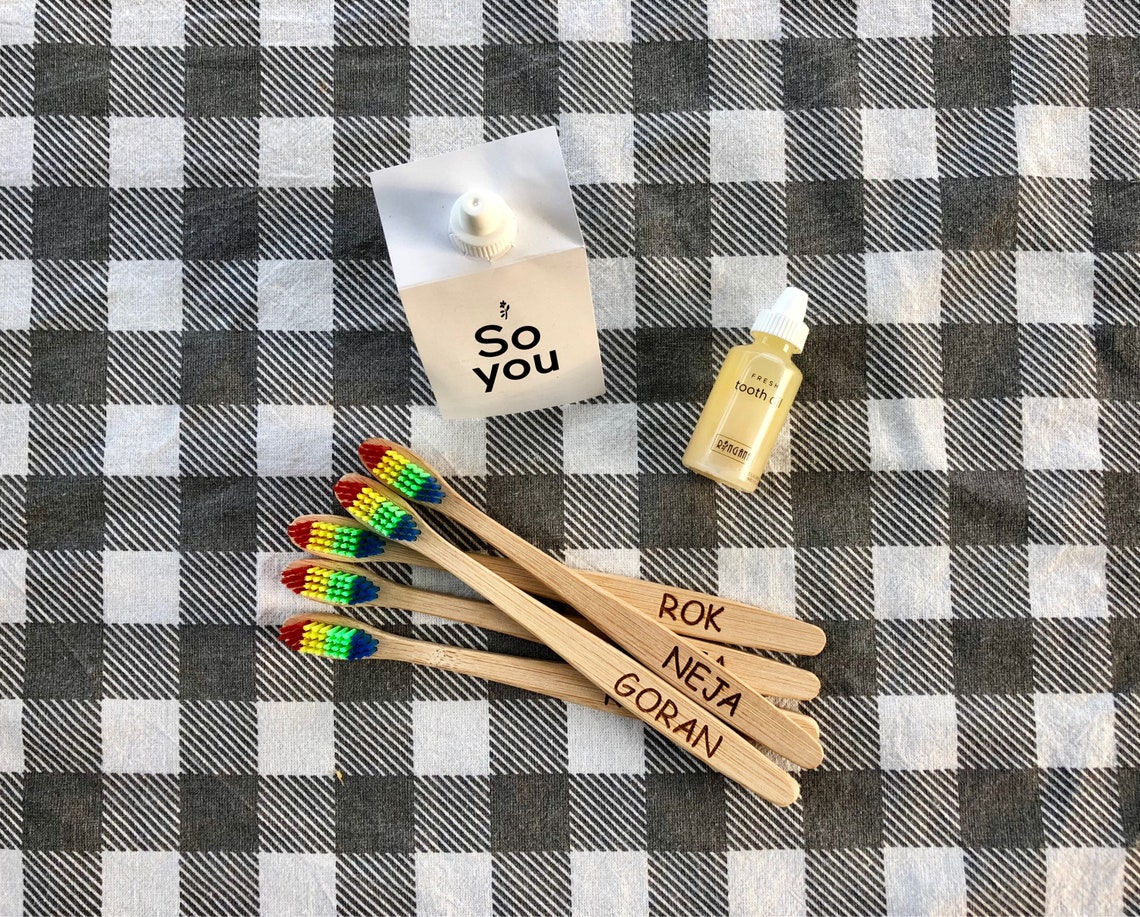 Personalised Wooden Toothbrush With Your Name - Etsy