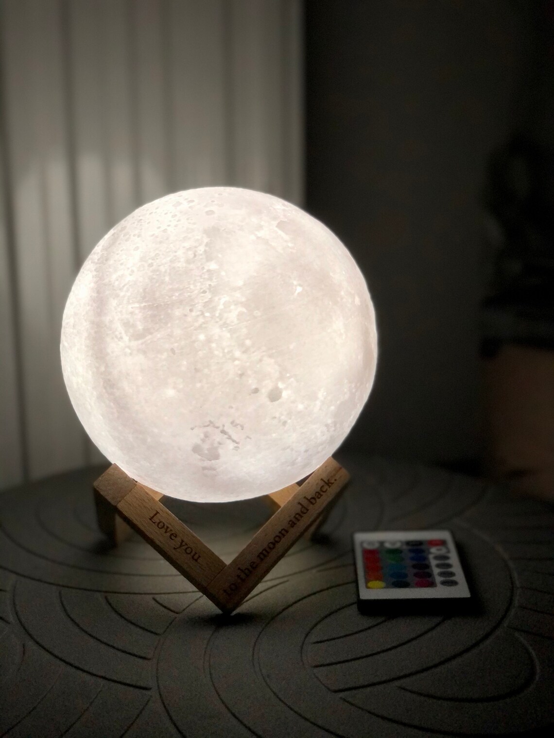 Personalized Moon Lamp Customized Lunar Gift Home Decor | Etsy