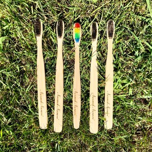 Personalised Wooden Toothbrush With Your Name - Etsy