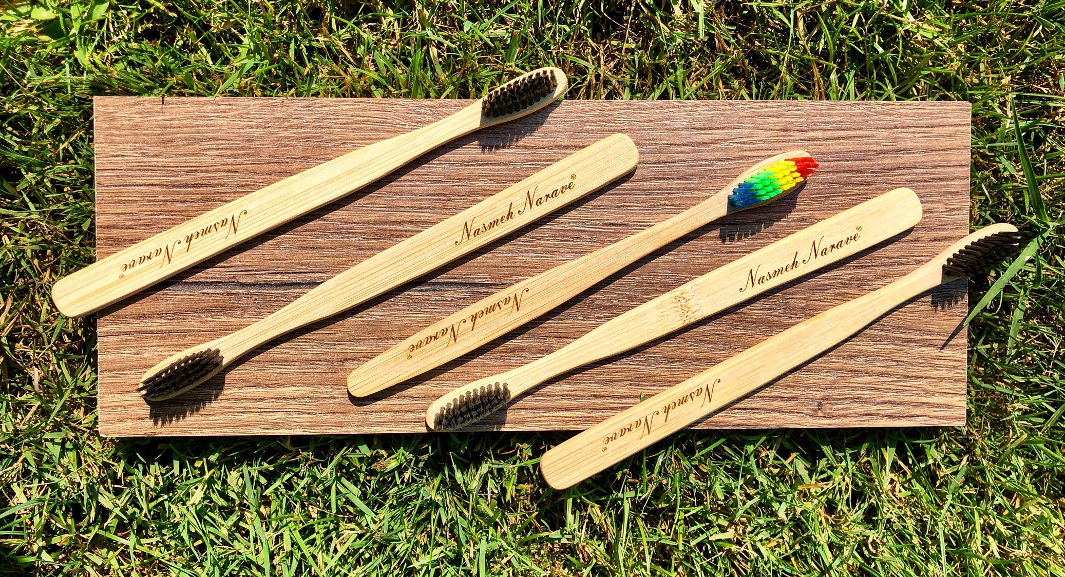 Personalised Wooden Toothbrush With Your Name - Etsy Canada