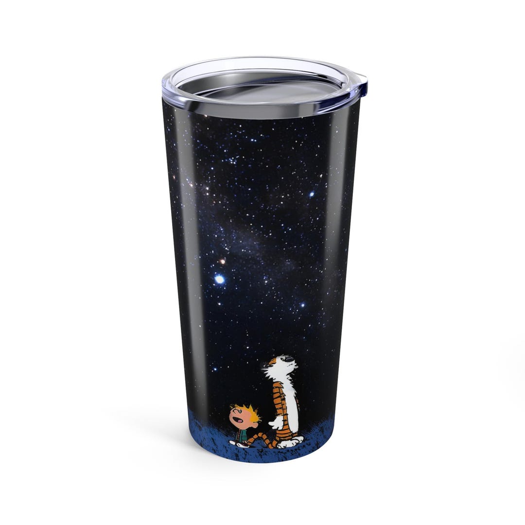Calvin and Hobbes Tumbler: Infinity Stars (20oz Insulated Travel Mug ...